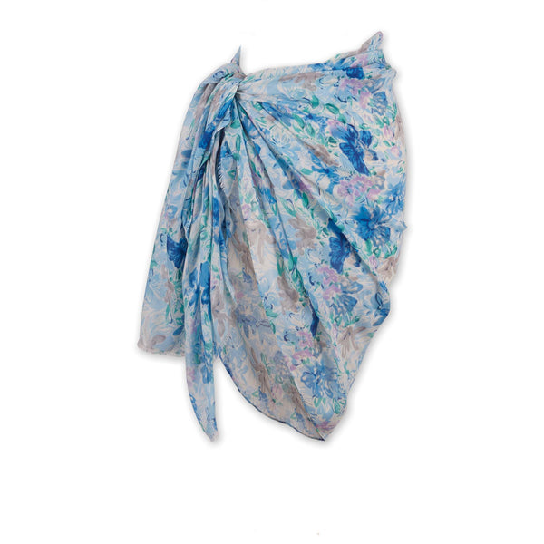 Flora Scarf - Blue – Hadley Wren Wholesale